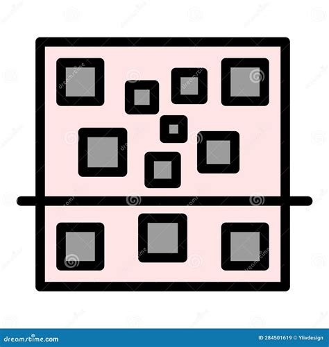 Digital Code Reader Icon Vector Flat Stock Vector Illustration Of Digital Number 284501619