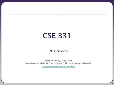 PPT CSE 331 PowerPoint Presentation Free Download ID 9558149
