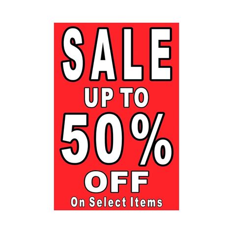 50 Off Sale Sign Etsy