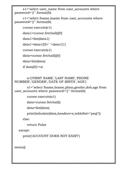 Computer Science Project Of Railway Reservation System Python Programmingpdf Databases