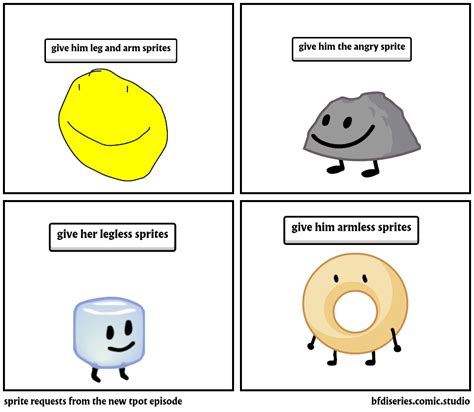 Sprite Requests From The New Tpot Episode Comic Studio