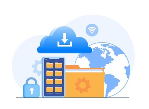 Premium Vector File Management Administration Data Filing Concept Folder Gallery