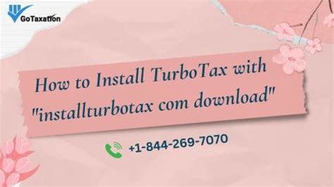 How To Install TurboTax With Installturbotax Com Download