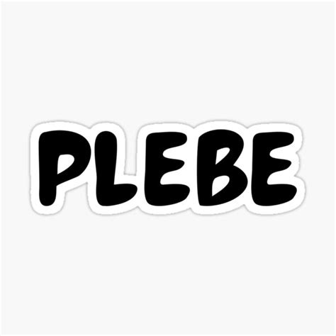 Plebe Sticker For Sale By Militaryrus Redbubble