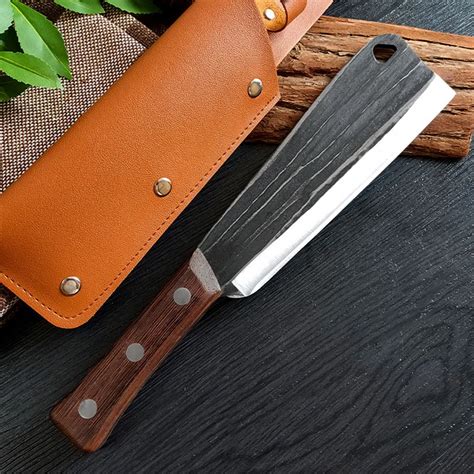 농부 대나무 가지 치기 칼 대나무 슬래셔 대나무 가지 치기 칼 수제 도끼 두꺼운 뼈 절단 나무 칼 Aliexpress