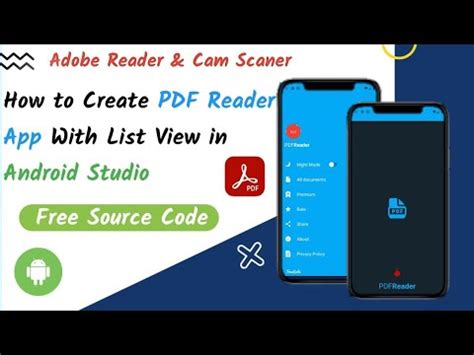 How To Create PDF Reader App In Android Studio Simple PDF Reader App PDF Viewer Android