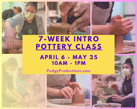 7 Week Pottery Class Wheel Throwing 040624