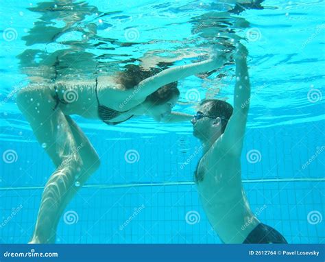 Diving In The Pool Stock Photo Image Of Sensuality Sunlight 2612764