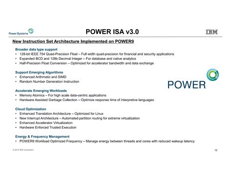 IBM Power Features And Specifications PDF