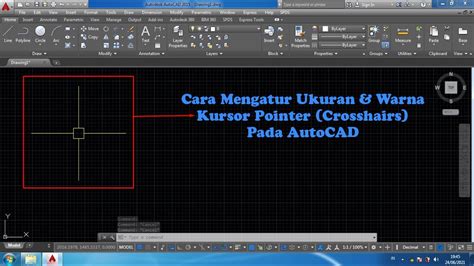 Cara Mengatur Ukuran Warna Kursor Pointer Crosshairs