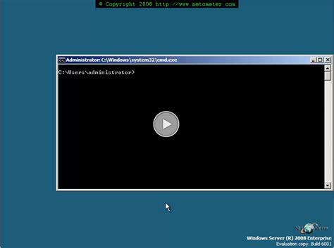 Screencast How To Perform Windows 2008 Core Server Installation