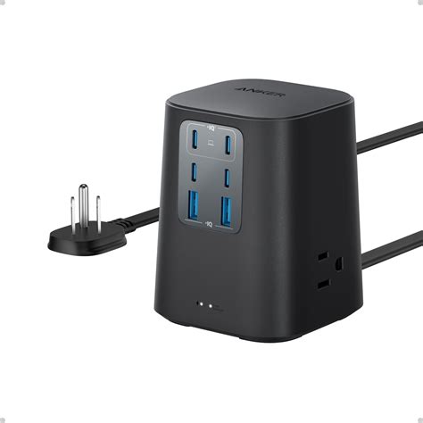 Amazon Com Anker Charging Station W In USB C Power Strip With J Surge Protection