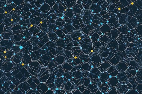 Premium Photo Scientific Abstract Molecular Background Pattern Design