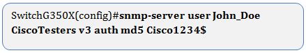 Configure Simple Network Management Protocol SNMP Users On A Switch Through The Command Line