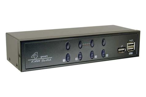 4 port usb kvm switch with audio and usb hub wholesale computer