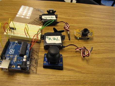 Arduino 2 Servos Thumb Stick Joystick UrukTech
