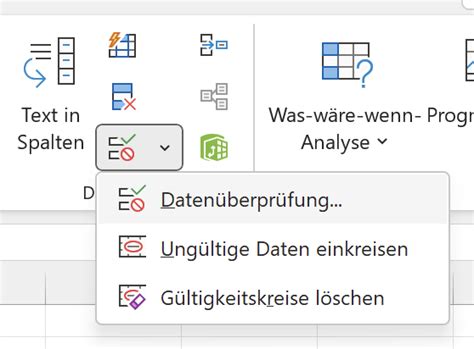 Dropdown Liste Einfügen In Excel