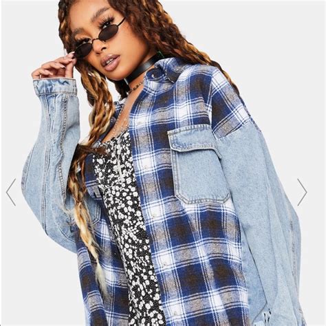 Jackets And Coats Twisted Logic Denim Jacket Poshmark