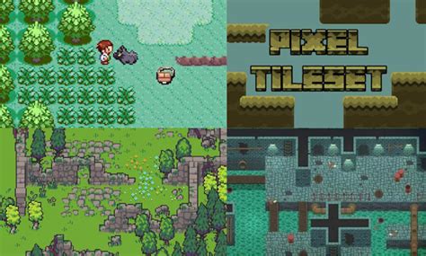 Create Pixel Art Tileset And Tilemap For 2d Games 16x16 32x32 Rpg