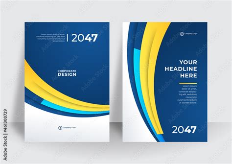Business Flyer Layout Template In A4 Size Modern Brochure Template