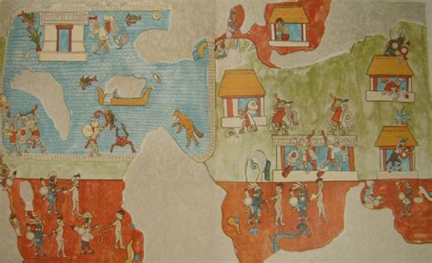 27 Wall Fresco On The Temple Of The Warriors Chichen Itza Mexico