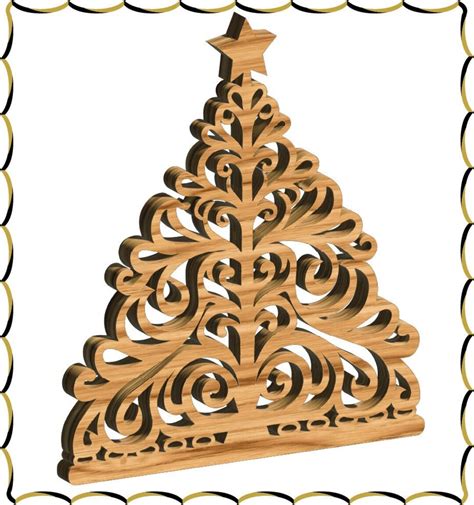 Christmas Tree Scroll Saw Pattern Etsy