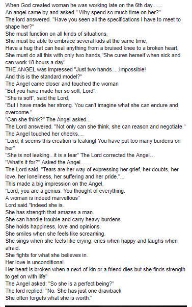 When God Created Woman Inspirational Quotes Pictures Postive Life