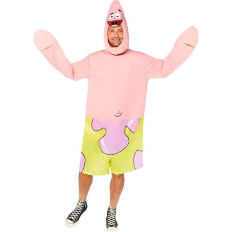 Costume Adult Spongebob Patrick Man Party Time Online