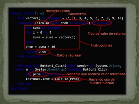 Funciones En Visual Basic PPTX