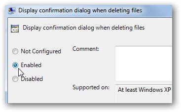 Manage The Delete Confirmation Dialog Box In Windows