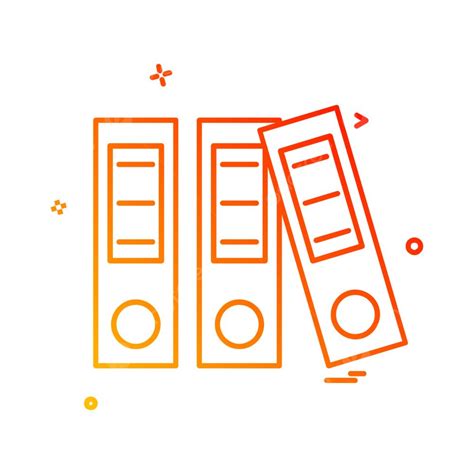 File Design Vector Art Png Files Icon Design Vector Office Object Equipment Png Image For