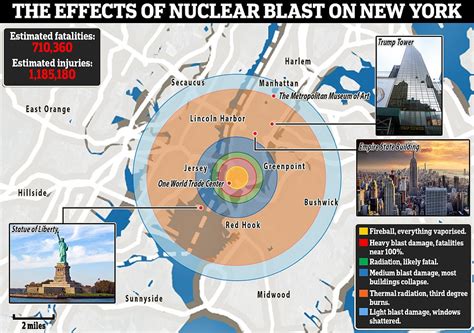 Nuclear Attack Map Shows 2000 Most Vulnerable Places In U S Should One Occur