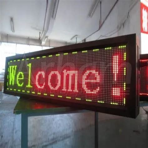 Scrolling Led Display At Rs 4000 Sq Ft Triplicane Chennai ID 17887775730