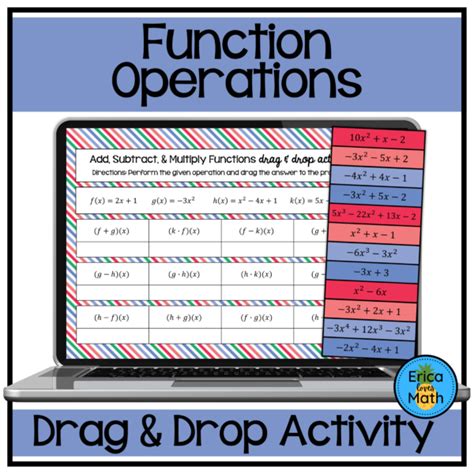Function Operations Digital Activity Drag And Drop Made By Teachers