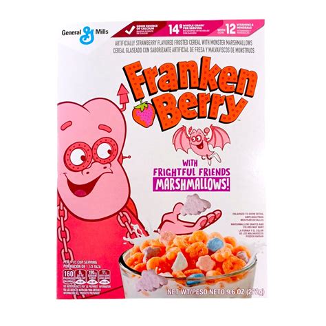 Cereal Franken Berry Marshmallows 9 6 Oz General Mills Super Barú Online