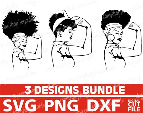 3x Pin Up Girl Svg African American Woman Svg Black Woman Etsy