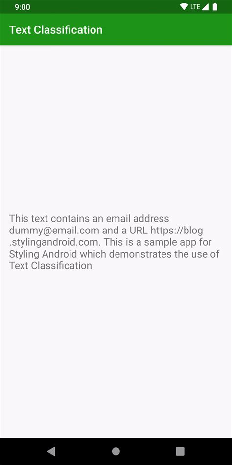 textclassification part 3 styling android