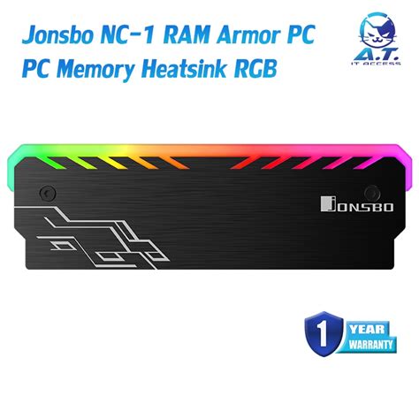 Jonsbo Nc 1 Ram Armor Pc Memory Heatsink Cooler Rgb For Ddr3 Ddr4 Shopee Thailand