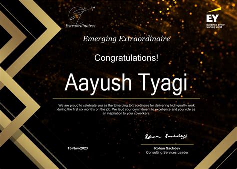 Aayush Tyagi On Linkedin Excited To Share A Personal Milestone 🏆 Im Grateful To Be Recognized