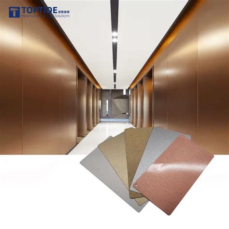 Gloss Process Metal Cladding Sheet Fireproof Morden Anodised Aluminium Cladding Aluminium