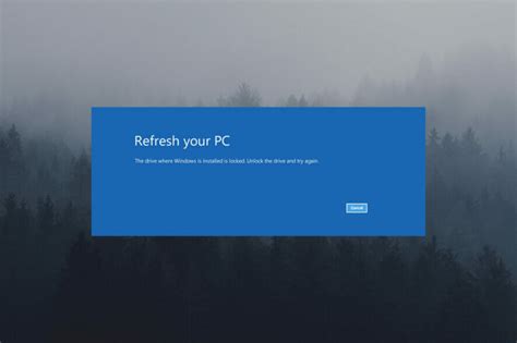 Fix How To Reset This PC Drive Is Locked