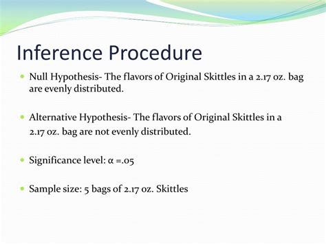 Ppt Are Skittles Evenly Distributed Powerpoint Presentation Free