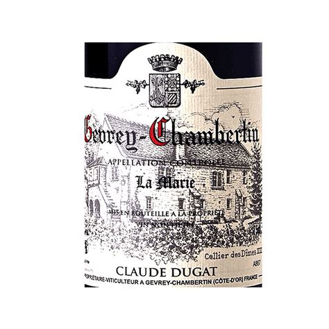 Claude Dugat Gevrey Chambertin La Marie 2023 와인집