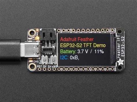 Adafruit Esp32 S2 Tft Feather 4mb Flash 2mb Psram Stemma Qt Kiwi