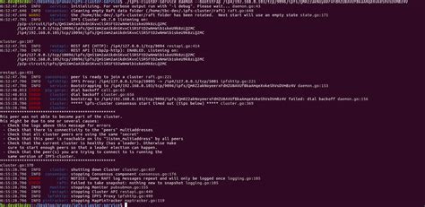 Not Able To Make An Interaction Between Two Pcs Using Ipfscluster