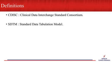 Presentation On Cdisc Sdtm Guidelines Pptx Databases Computer Software And Applications