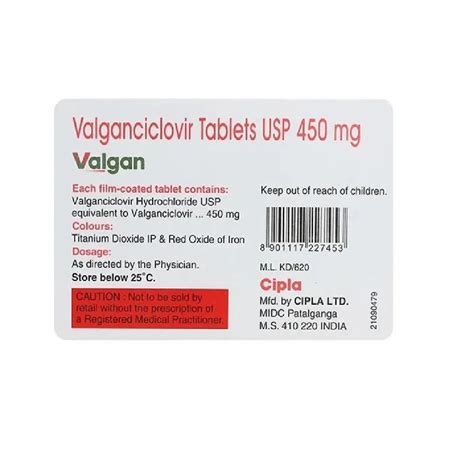 Valganciclovir 450 Mg Tablet At Best Price In Nagpur By Oa Group Id