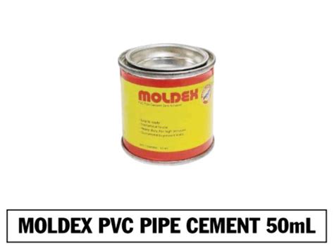 Solvent For Pvc Pipe Moldex Pvc Pipe Cement Zero Toluene 50ml Lazada Ph