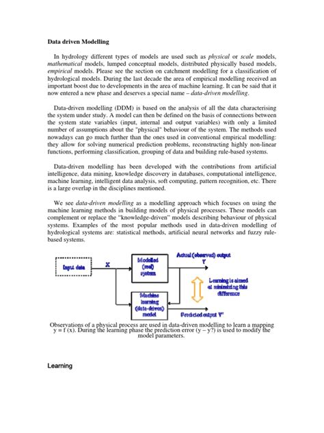 Data Driven Modelling In Hydrology Pdf Machine Learning