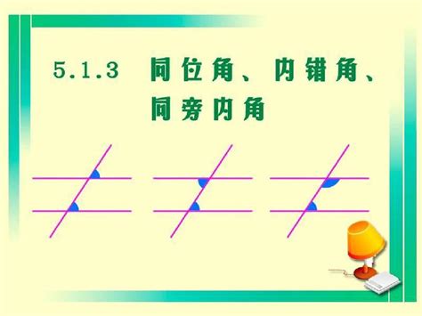 七年级数学下册 《5 1 3同位角、内错角、同旁内角》课件 人教版 word文档在线阅读与下载 无忧文档